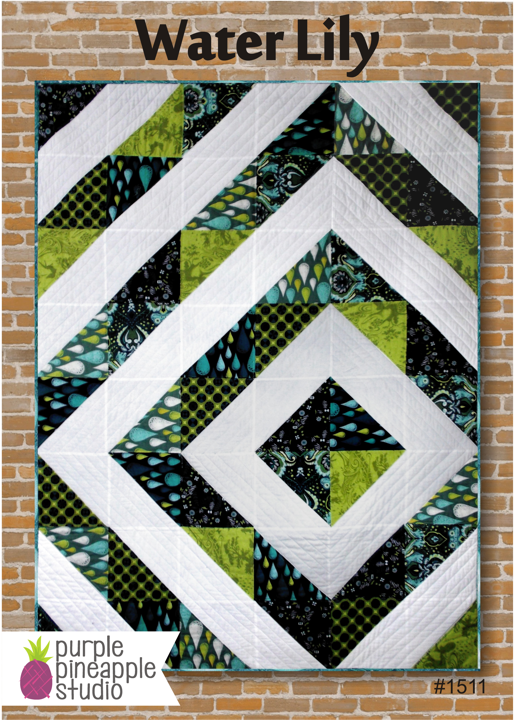 Water Lily Quilt Block Pattern