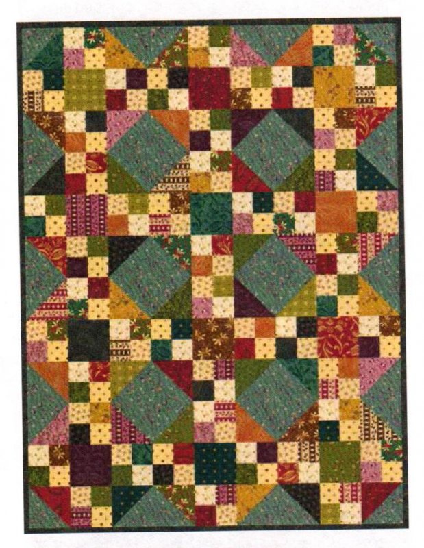 Meandering path quilt pattern - shinerilly