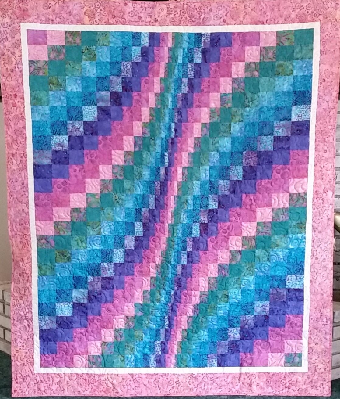 Easy Peasy Bargello Quilt
