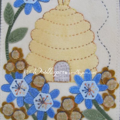 Wool applique kits and patterns by Woolkeeper, Wooly Lady, retail store ...