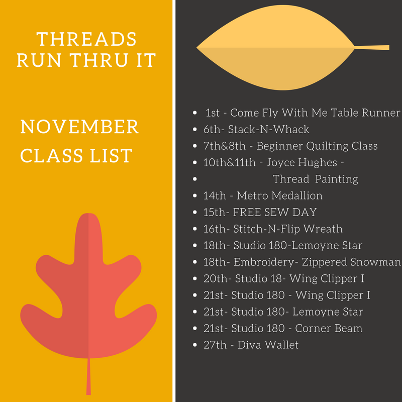 Threads Run Thru It | Phenix, VA | Full Service Quilt Shop