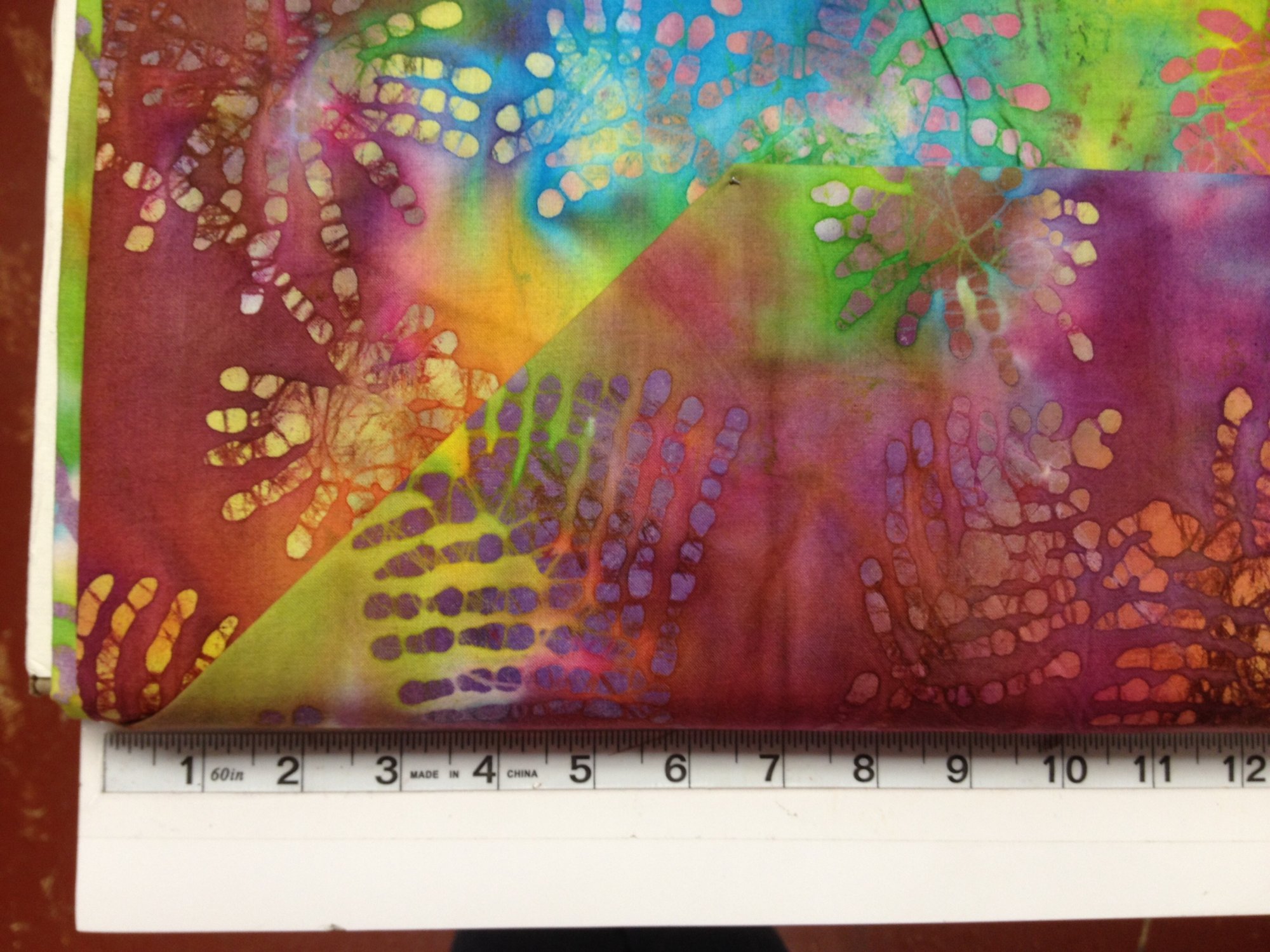 FABRIC: Cotton, Batik, Tye Dye, and Hand Dyed